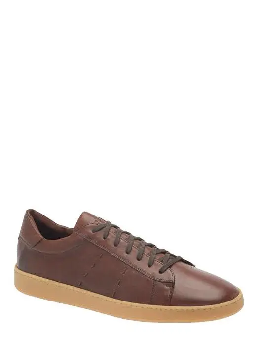 Eleventy Leather Low Top Sneaker - 25 Cocoa