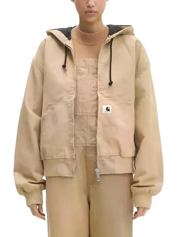 Carhartt Work In Progress Og Active Hooded Zip-up Jacket - Neutrals