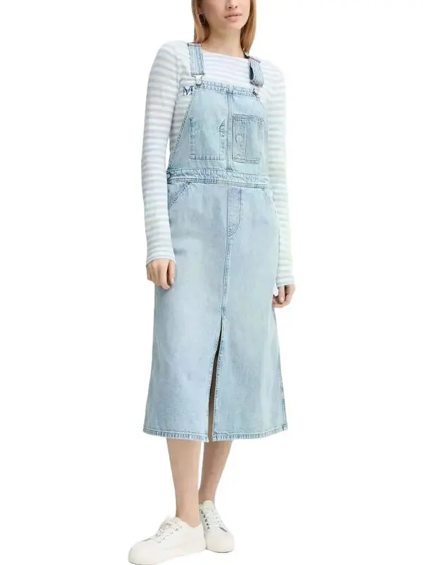 G-star Raw Denim Midi Day Dress - Blue