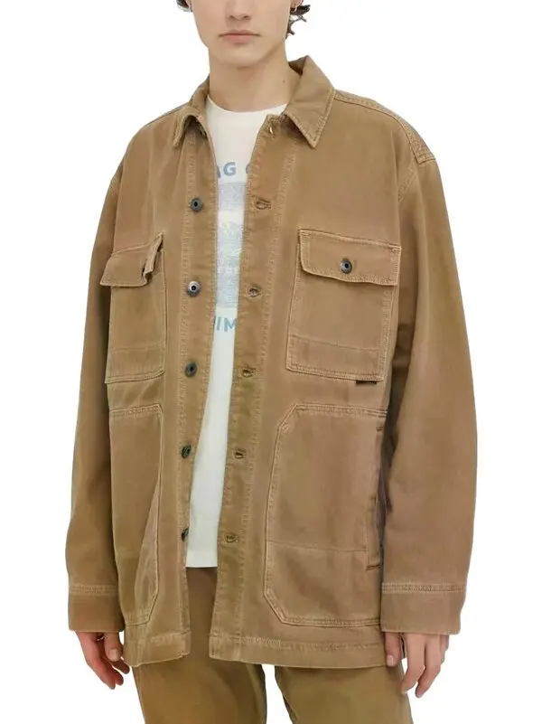 G-star Raw Flap-pocket Shirt Jacket - Brown