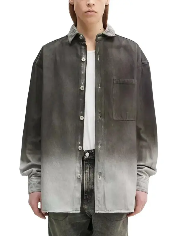 COUNTY OF MILAN Ombre-effect Shirt - Grey