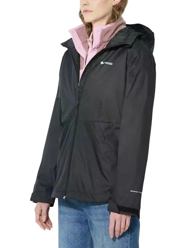 Columbia Hooded Zip-up Jacket - Black