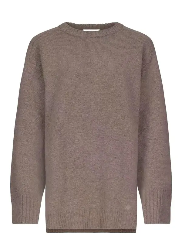 Loulou De Saison Safi Lds Round-neck Sweater - Neutrals