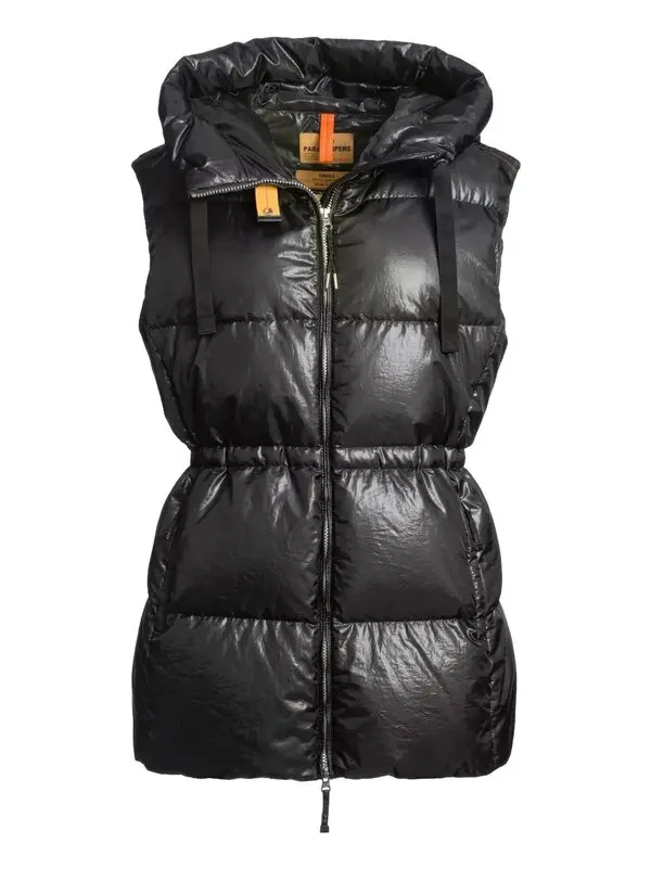 PARAJUMPERS Hooded Quilted Vest - Black