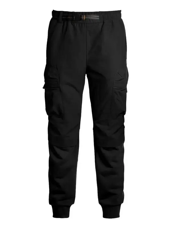 PARAJUMPERS Osage Cargo-pocket Elasticated Track Pants - 0541 Black