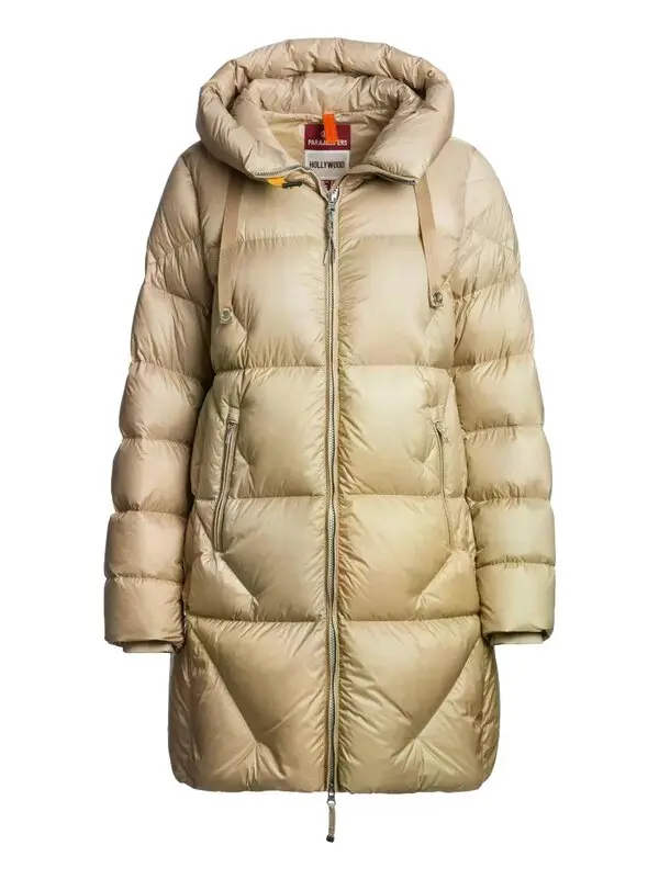 PARAJUMPERS Quilted Hooded Jacket - Neutrals