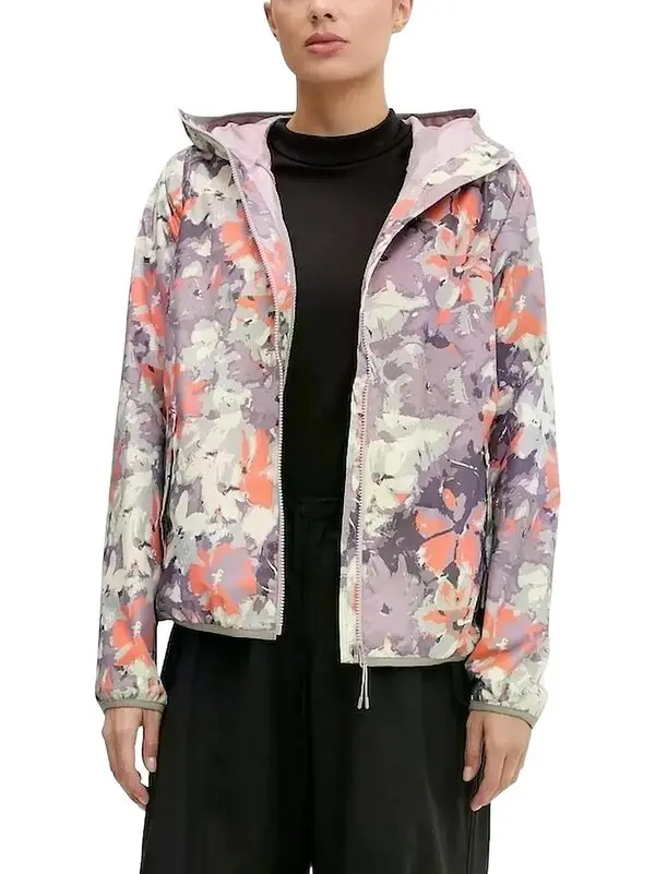Helly Hansen Floral Print Hooded Jacket - Purple
