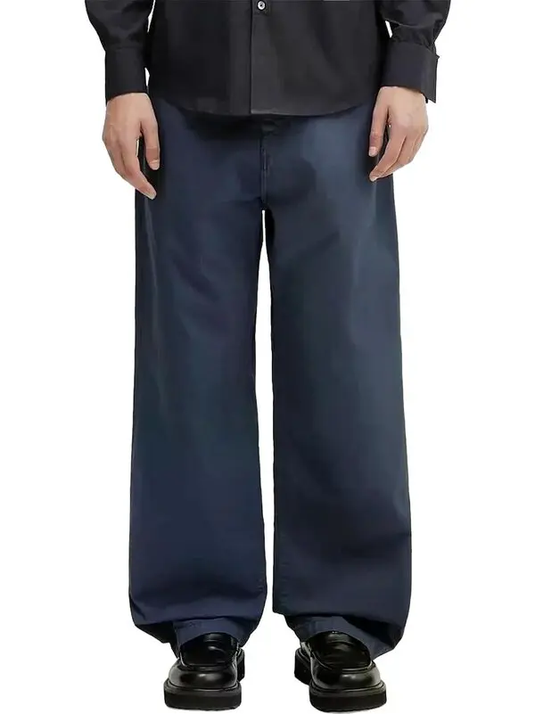 Carhartt Work In Progress Pocket-detail Wide-leg Trousers - Blue