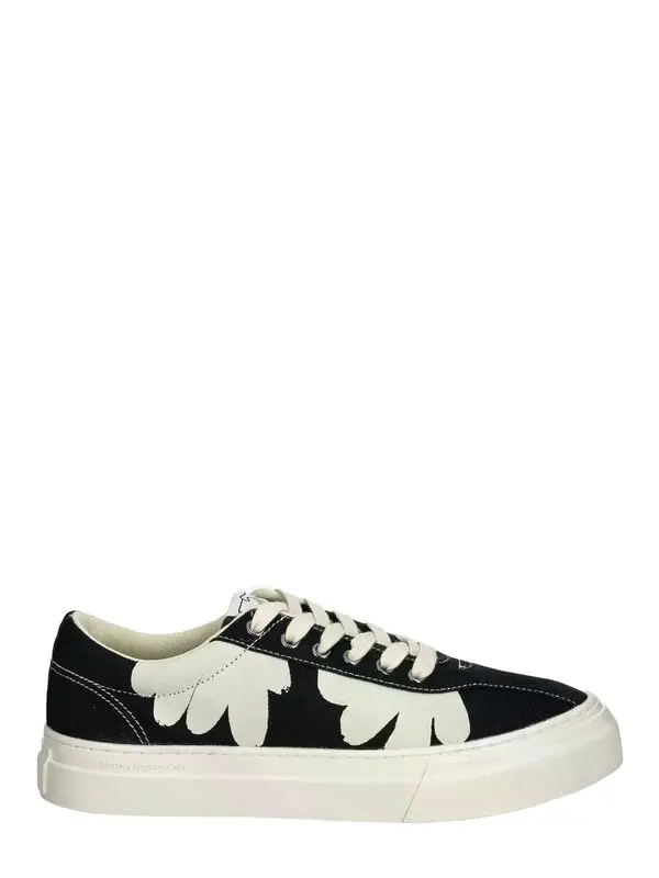 S.W.C STEPNEY WORKERS CLUB Flower Print Sneakers - Black