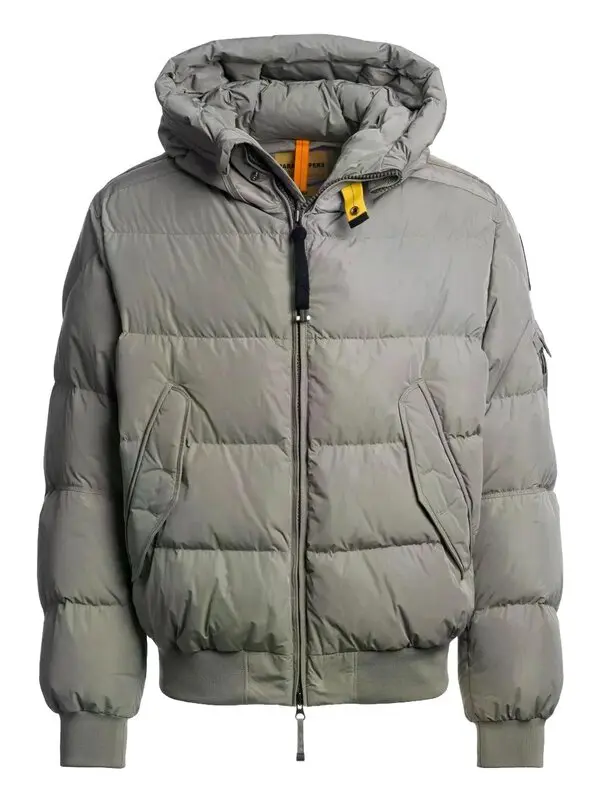 PARAJUMPERS Hooded Quilted Jacket - Grey