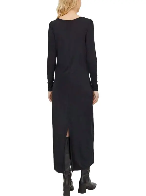 BRUUNS BAZAAR Twist-detail Maxi Dress - Black