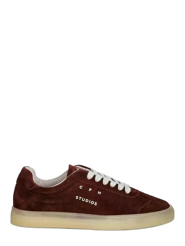 SUMMERY COPENHAGEN Suede Lace-up Sneakers - Brown