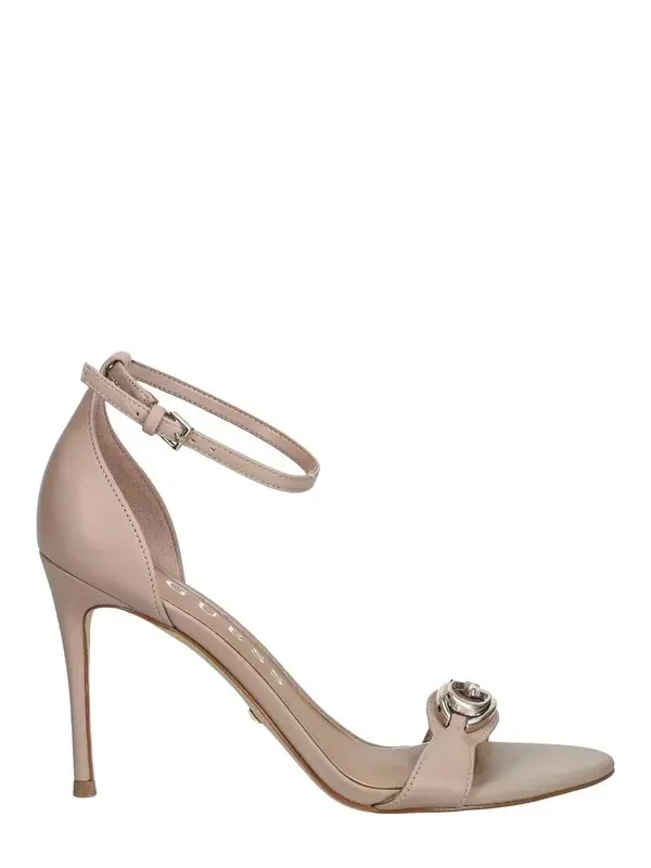 Guess 100mm Leather Heeled Pumps - Pink