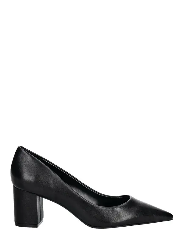 Hugo Pointed-toe Block Heel Pumps - Black