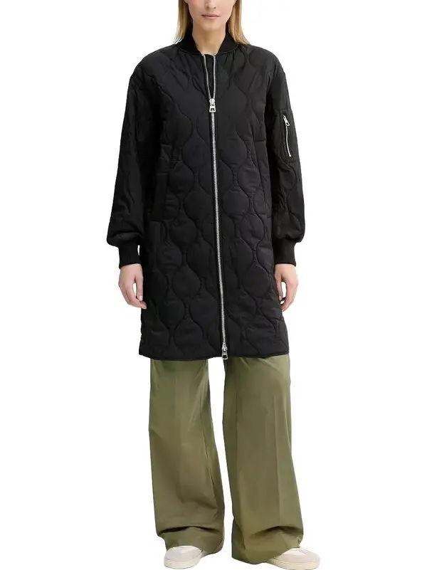 Marc O'polo Quilted Bomber Coat - Black