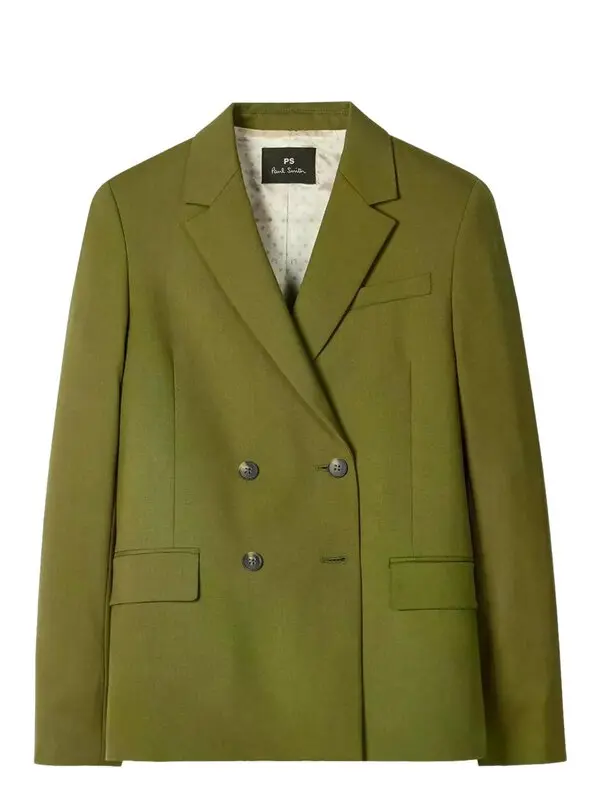 Paul Smith Double-breasted Blazer - Green
