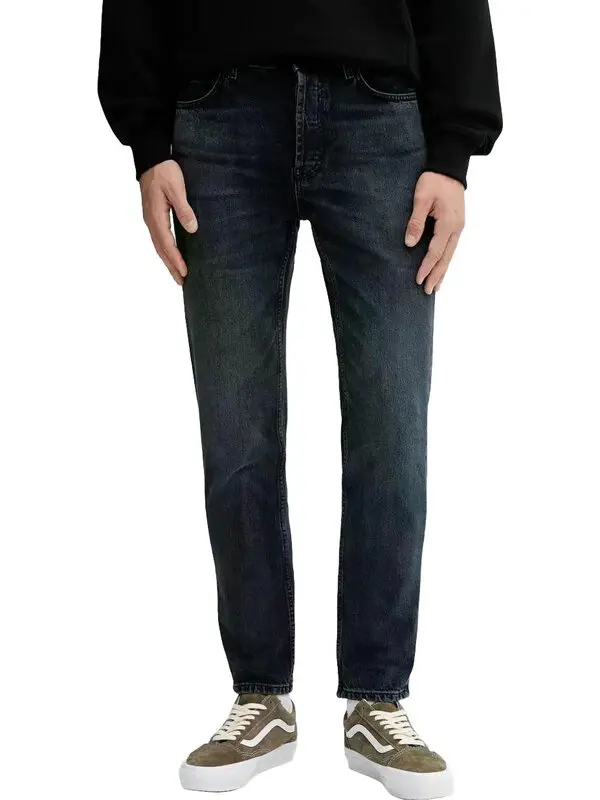 Hugo Boss Stretch-cotton Straight Leg Jeans - Blue
