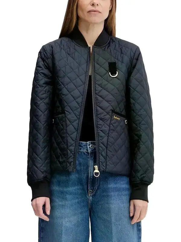 Barbour Quilted Diamond-pattern Jacket - Blue