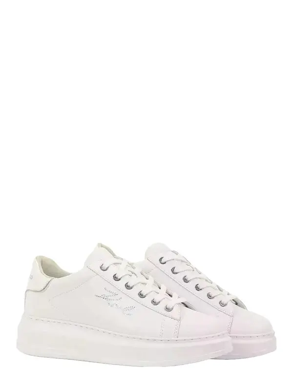 Karl Lagerfeld Rhinestone-embellished Low-top Sneakers - White