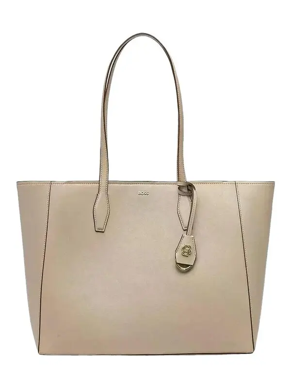 BOSS Numah Logo-plaque Tote - Neutrals