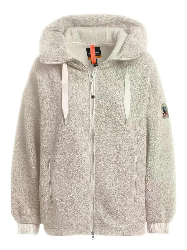 PARAJUMPERS Hooded Fleece Jacket - Neutrals