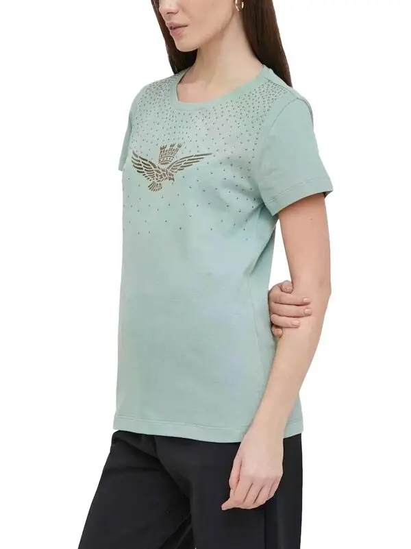 AERONAUTICA MILITARE Embellished T-shirt - Green