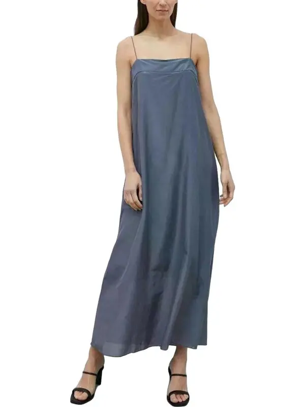 LOVECHILD Square-neck Slip Maxi Dress - Blue