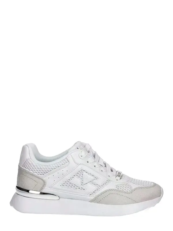 Guess Mesh Panelled Platform Sneakers - White