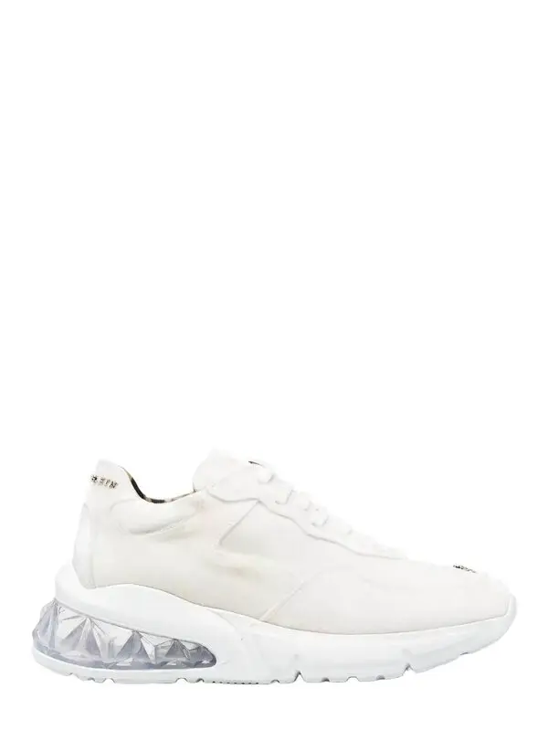 Philipp Plein Runner Velvet Trainers - White