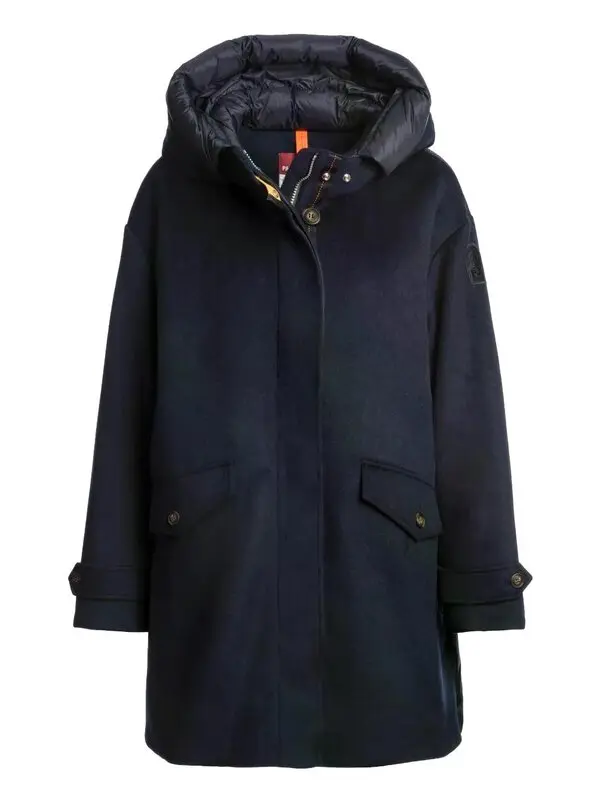 PARAJUMPERS Padded Hooded Coat - Blue
