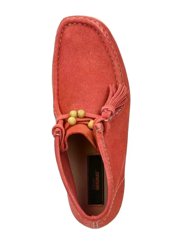 Clarks Wallabee Tassel-embellished Desert Boots - Orange