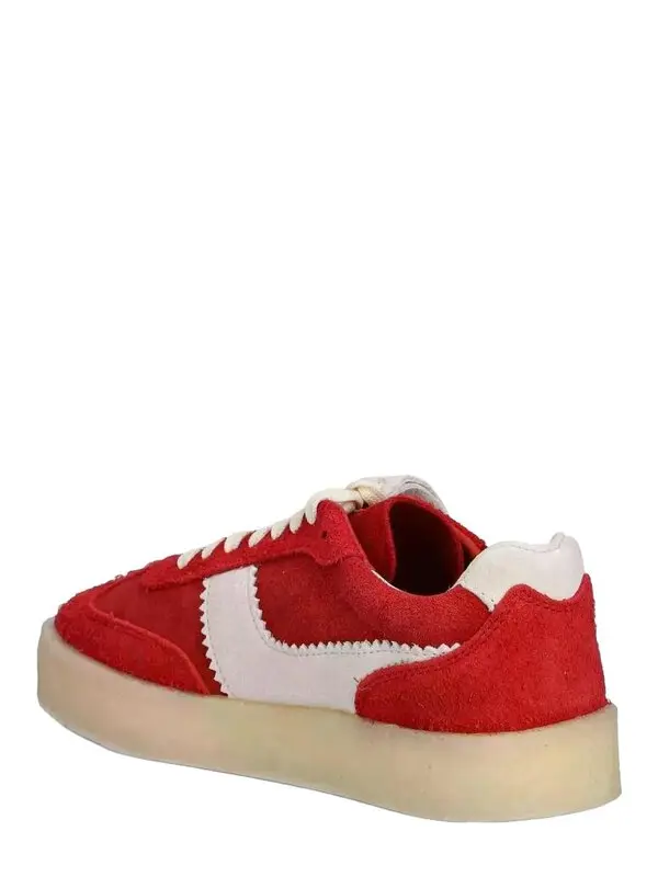 Clarks Tor 80 Panelled Sneakers - Red