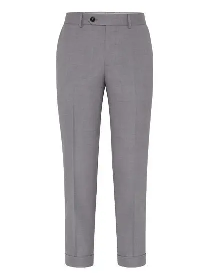 Brunello Cucinelli Leisure Fit Trousers - Grey
