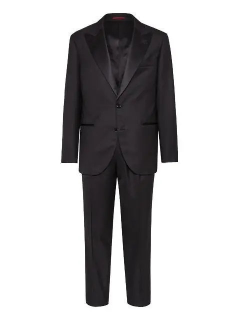 Brunello Cucinelli Tuxedo With Peak Lapel - Black
