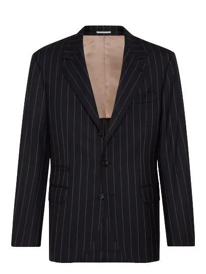 Brunello Cucinelli Virgin Wool Blazer - Anthracite