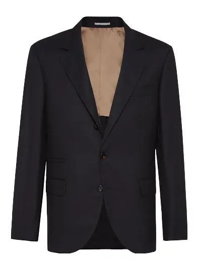 Brunello Cucinelli Houndstooth Blazer - Anthracite
