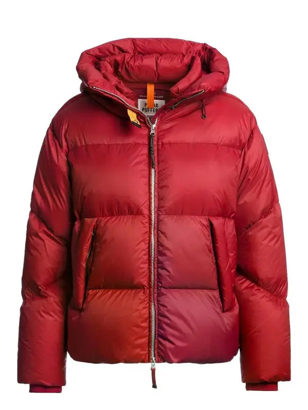 PARAJUMPERS Hooded Puffer Jacket - Red