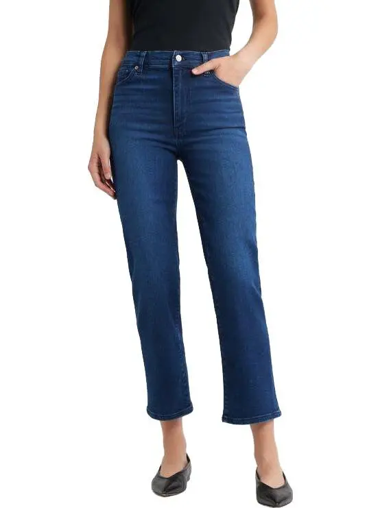 FRAME Le Sleek High-waist Straight-leg Jeans - Trick