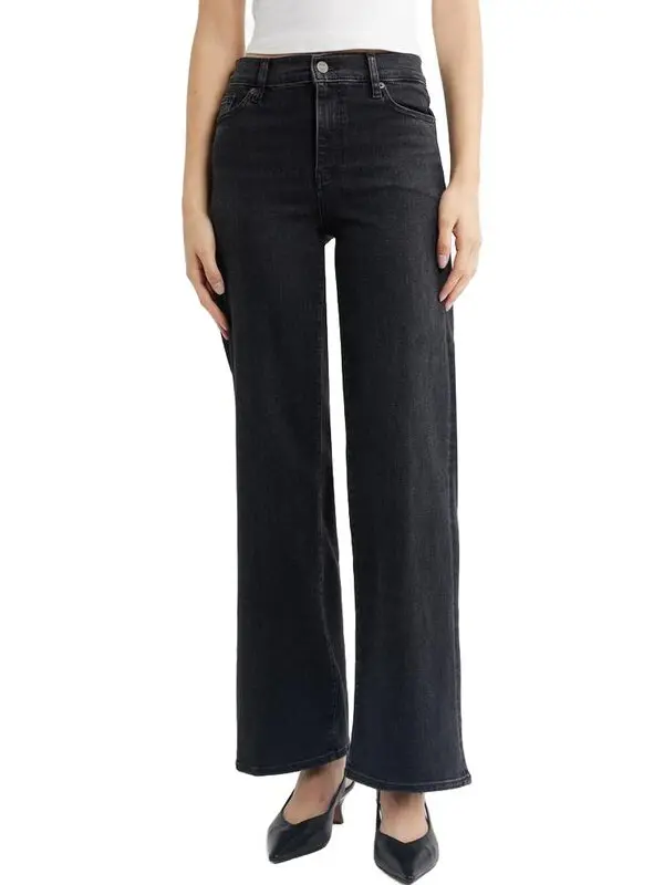 FRAME Le Slim Palazzo High-waist Wide-leg Jeans - Etch
