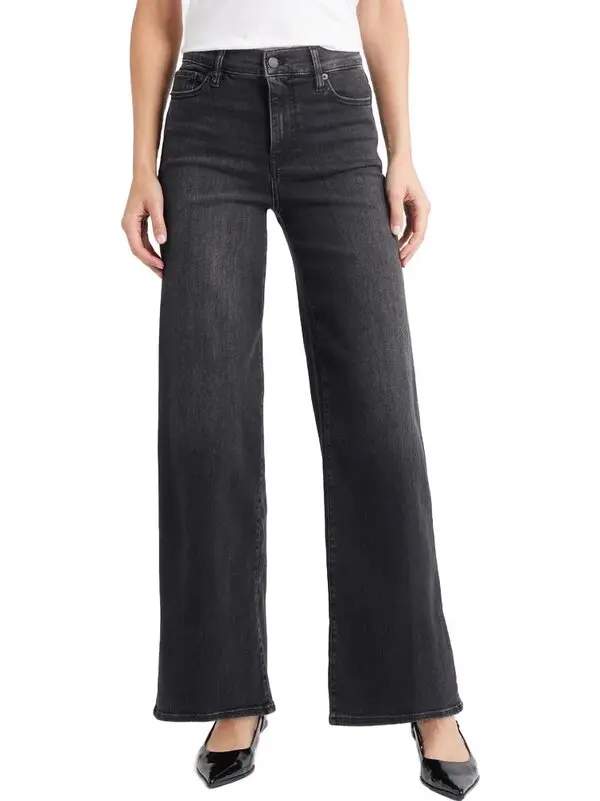 FRAME Le Slim Palazzo High-waist Wide-leg Jeans - Starship