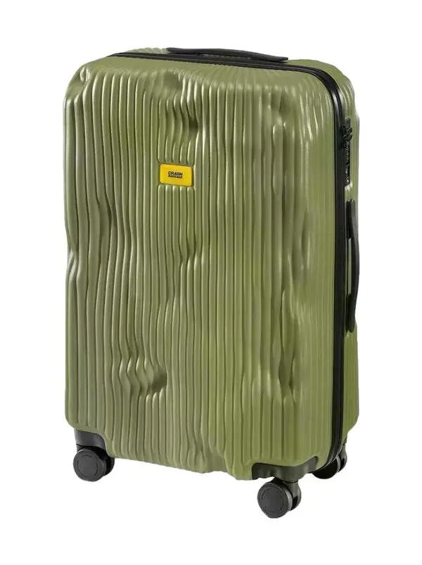 CRASH BAGGAGE Medium Ribbed-texture Holdall - Green