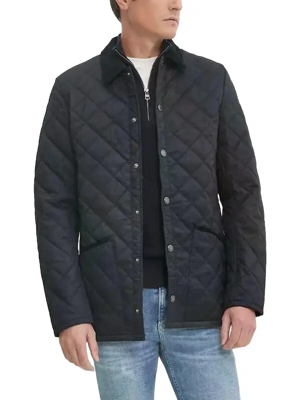 Barbour Diamond-quilted Padded Jacket - Blue