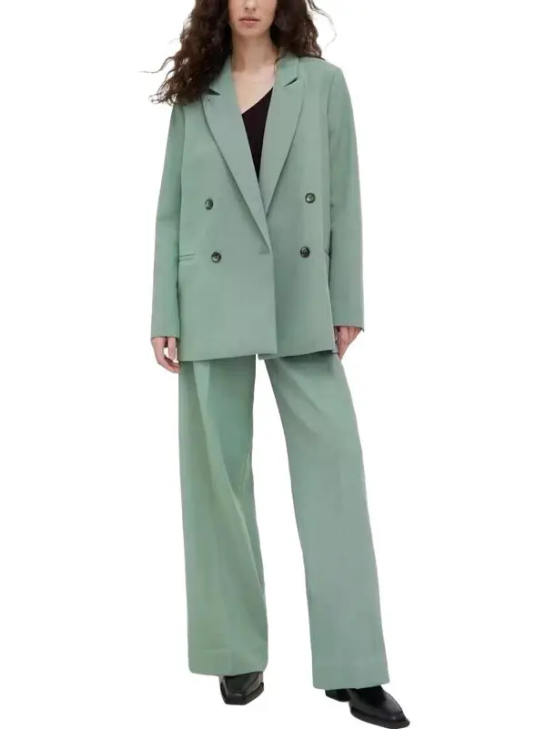LOVECHILD Double-breasted Blazer - Green