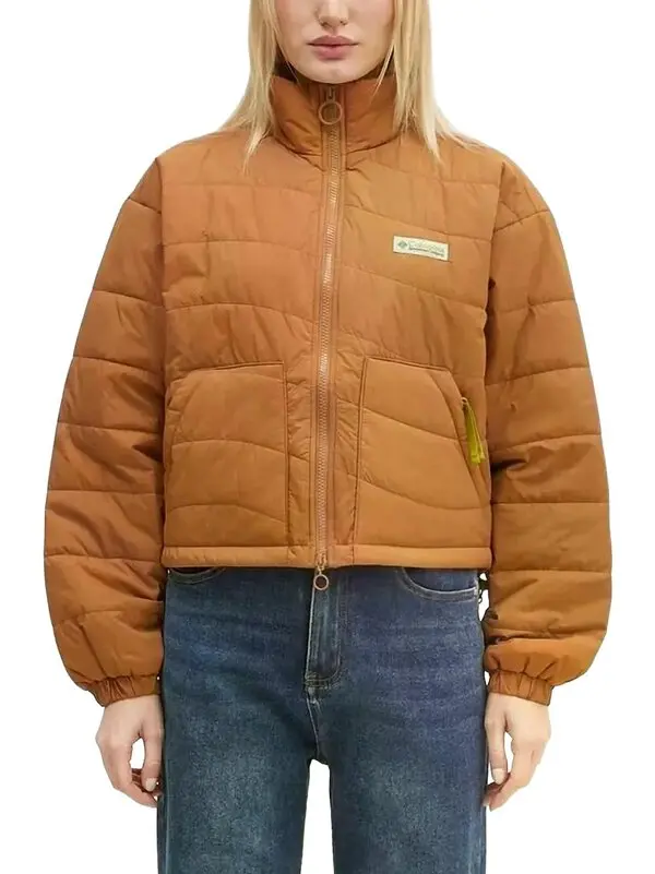 Columbia Quilted Cropped Puffer Jacket - Orange