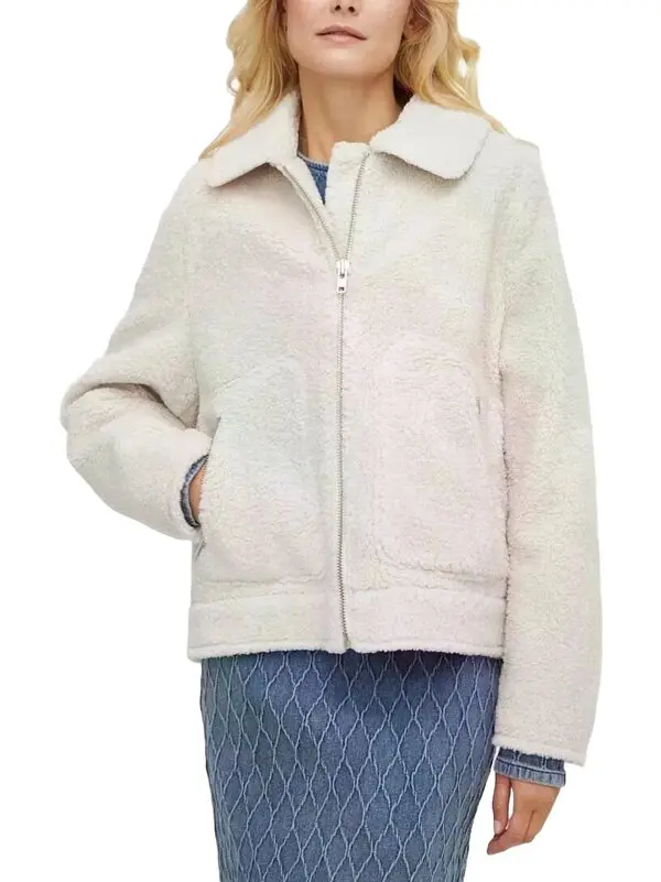 DRYKORN Teddy Zip-up Jacket - Neutrals