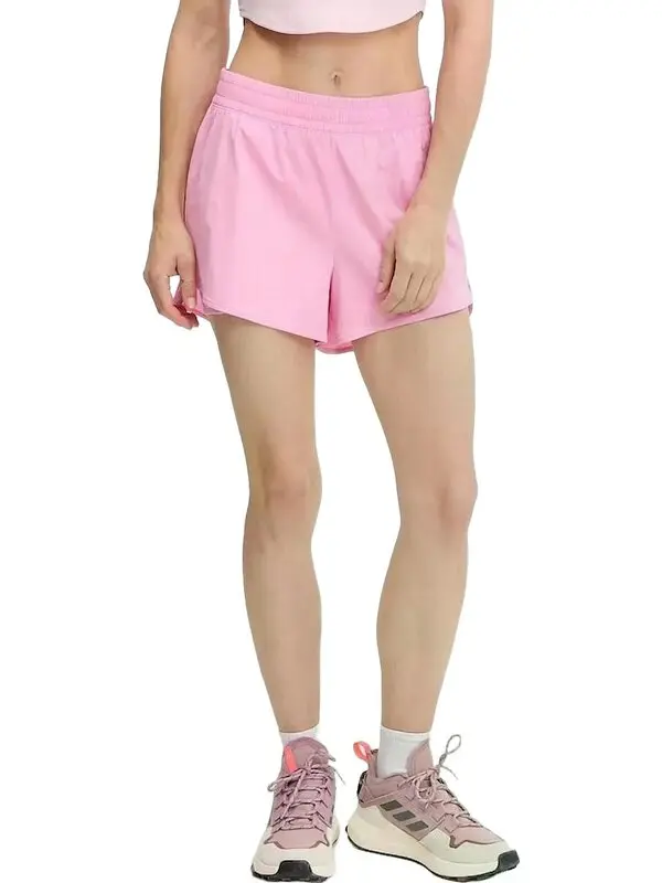 PEAK PERFORMANCE Elastic-waistband Side-split Shorts - Pink