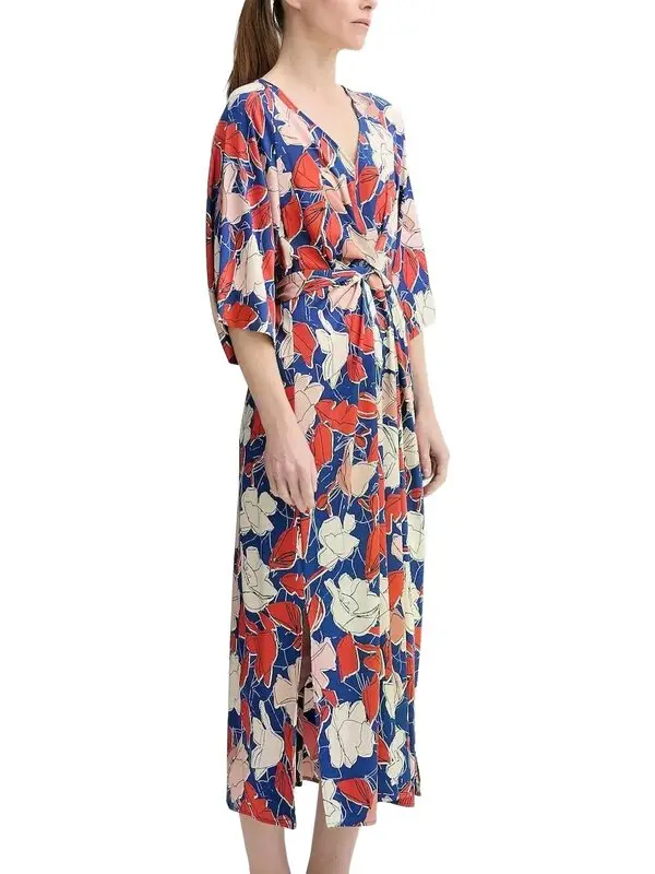 Marc O'polo Floral-print Belted Dress - Neutrals