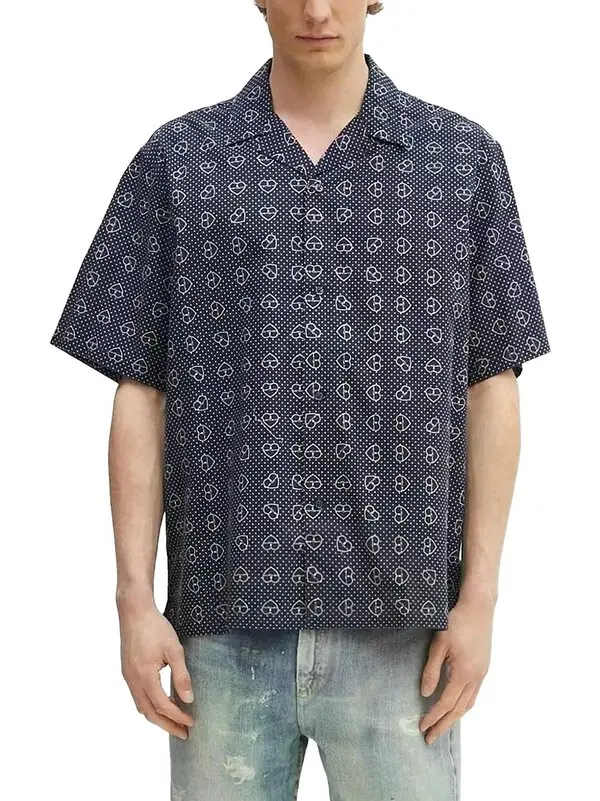 Carhartt Work In Progress Heart-motif Short-sleeve Shirt - Blue
