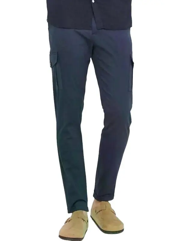 LES DEUX Cargo-pocket Trousers - Blue