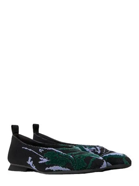 Camper Casi Myra Knit Flat - Multi Black/green